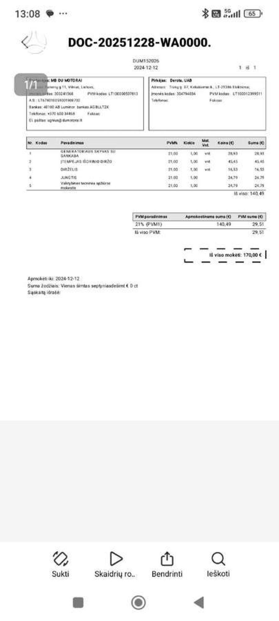 Серый Фольксваген Гольф 2008 в Вильнюс, объемом двигателя 1.90 л и пробегом 285 тыс. км за 1490 €, фото 19 на AUTOMOTO.COM.LV