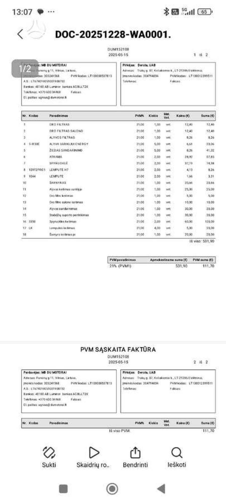 Серый Фольксваген Гольф 2008 в Вильнюс, объемом двигателя 1.90 л и пробегом 285 тыс. км за 1490 €, фото 21 на AUTOMOTO.COM.LV