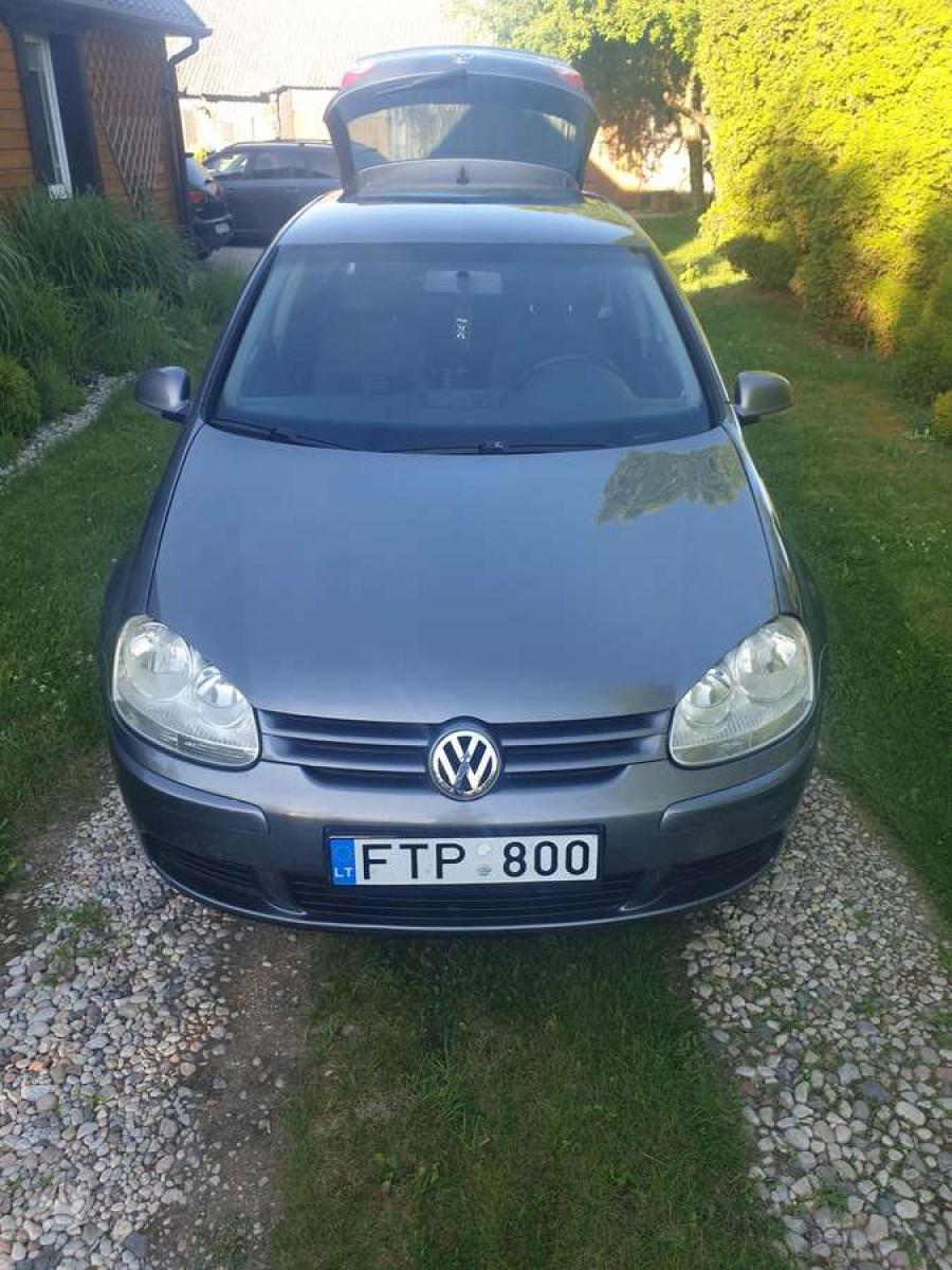 Pelēks Volkswagen Golf 2008 Anykščiai, ar dzinēja tilpumu 1.90 L un nobraukumu 281 tūkst. km par 1950 €, foto 3 vietnē AUTOMOTO.COM.LV