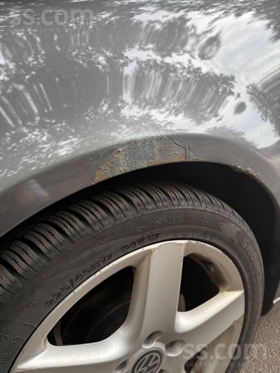 Grey Volkswagen Golf 2008 in Riga, with an engine capacity of 1.90 L and mileage of 232 thousand km for 1800 €, photo 10 on AUTOMOTO.COM.LV
