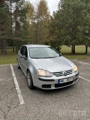 Grey Volkswagen Golf 2008 in Talsi, with an engine capacity of 1.90 L and mileage of 351 thousand km for 1450 €, photo  on AUTOMOTO.COM.LV