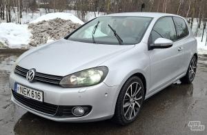 Pelēks Volkswagen Golf 2009 Viļņa, ar dzinēja tilpumu 1.40 L un nobraukumu 161 tūkst. km par 4995 €, foto  vietnē AUTOMOTO.COM.LV