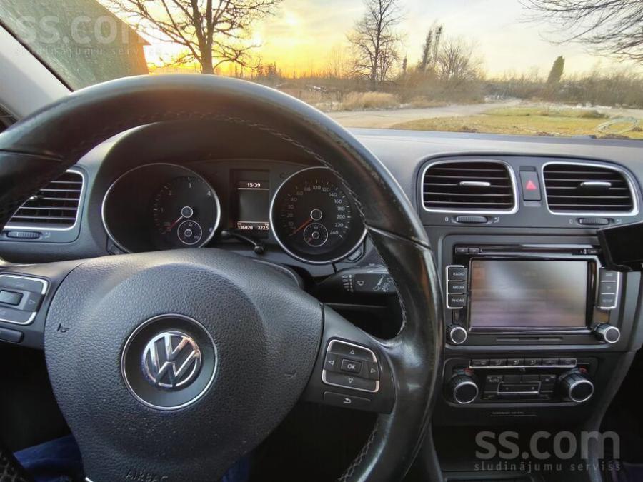 Pelēks Volkswagen Golf 2009 Madona, ar dzinēja tilpumu 2.00 L un nobraukumu 336 tūkst. km par 1550 €, foto 10 vietnē AUTOMOTO.COM.LV