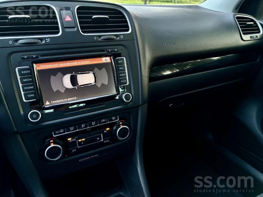 Grey Volkswagen Golf 2009 in Riga, with an engine capacity of 1.40 L and mileage of 70 thousand km for 5500 €, photo 18 on AUTOMOTO.COM.LV