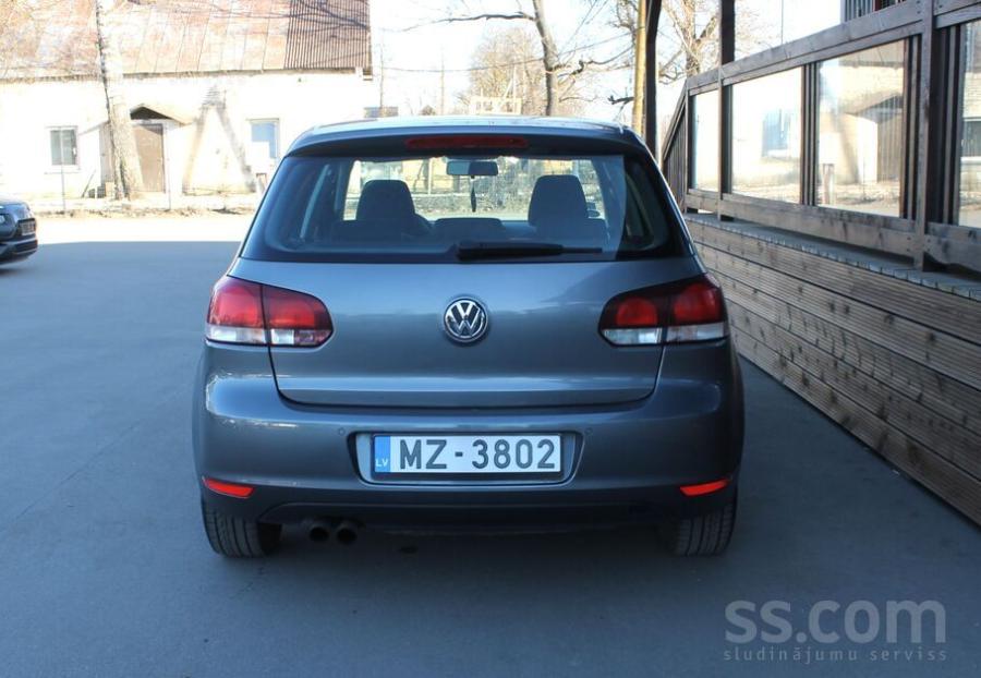 Pelēks Volkswagen Golf 2010 Rīga, ar dzinēja tilpumu 1.40 L un nobraukumu 0 tūkst. km par 2990 €, foto 10 vietnē AUTOMOTO.COM.LV