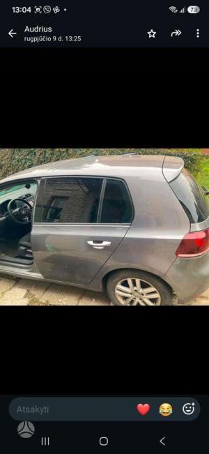 Pelēks Volkswagen Golf 2010 Kauņa, ar dzinēja tilpumu 1.97 L un nobraukumu 360 tūkst. km par 1200 €, foto 5 vietnē AUTOMOTO.COM.LV