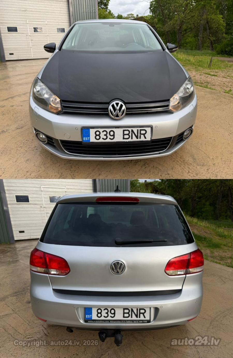 Grey Volkswagen Golf 2011 in Viljandi, with an engine capacity of 1.60 L and mileage of 348 thousand km for 2790 €, photo 7 on AUTOMOTO.COM.LV
