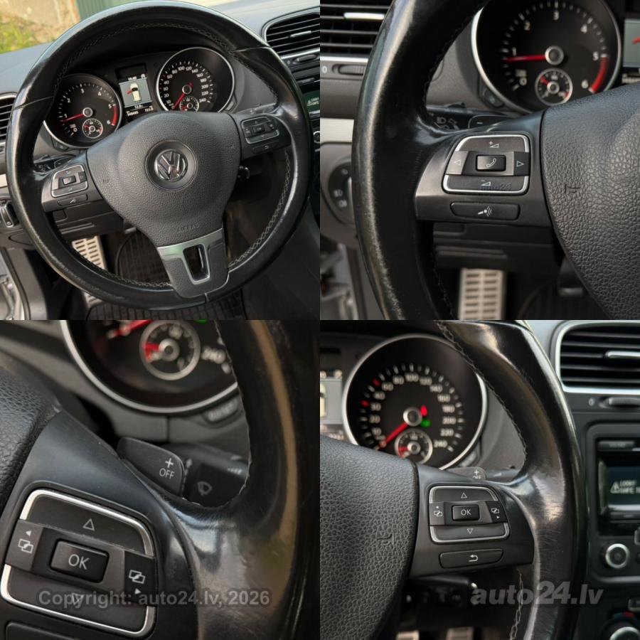 Grey Volkswagen Golf 2011 in Viljandi, with an engine capacity of 1.60 L and mileage of 348 thousand km for 2790 €, photo 14 on AUTOMOTO.COM.LV