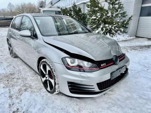 Grey Volkswagen Golf 2013 in Telschi, with an engine capacity of 1.98 L and mileage of 63 thousand km for 10900 €, photo  on AUTOMOTO.COM.LV