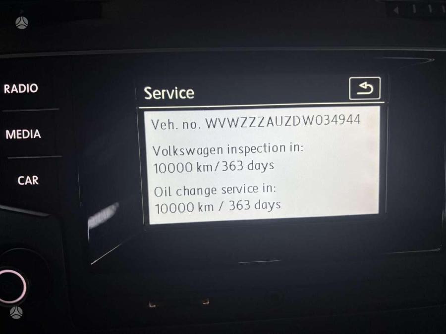 Grey Volkswagen Golf 2013 in Vilnius, with an engine capacity of 1.60 L and mileage of 349 thousand km for 4500 €, photo 13 on AUTOMOTO.COM.LV
