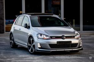 Grey Volkswagen Golf 2013 in Jurbarkas, with an engine capacity of 1.98 L and mileage of 111 thousand km for 11400 €, photo  on AUTOMOTO.COM.LV
