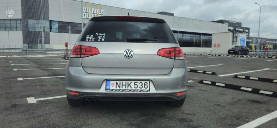 Pelēks Volkswagen Golf 2013 Viļņa, ar dzinēja tilpumu 1.40 L un nobraukumu 142 tūkst. km par 6800 €, foto 14 vietnē AUTOMOTO.COM.LV