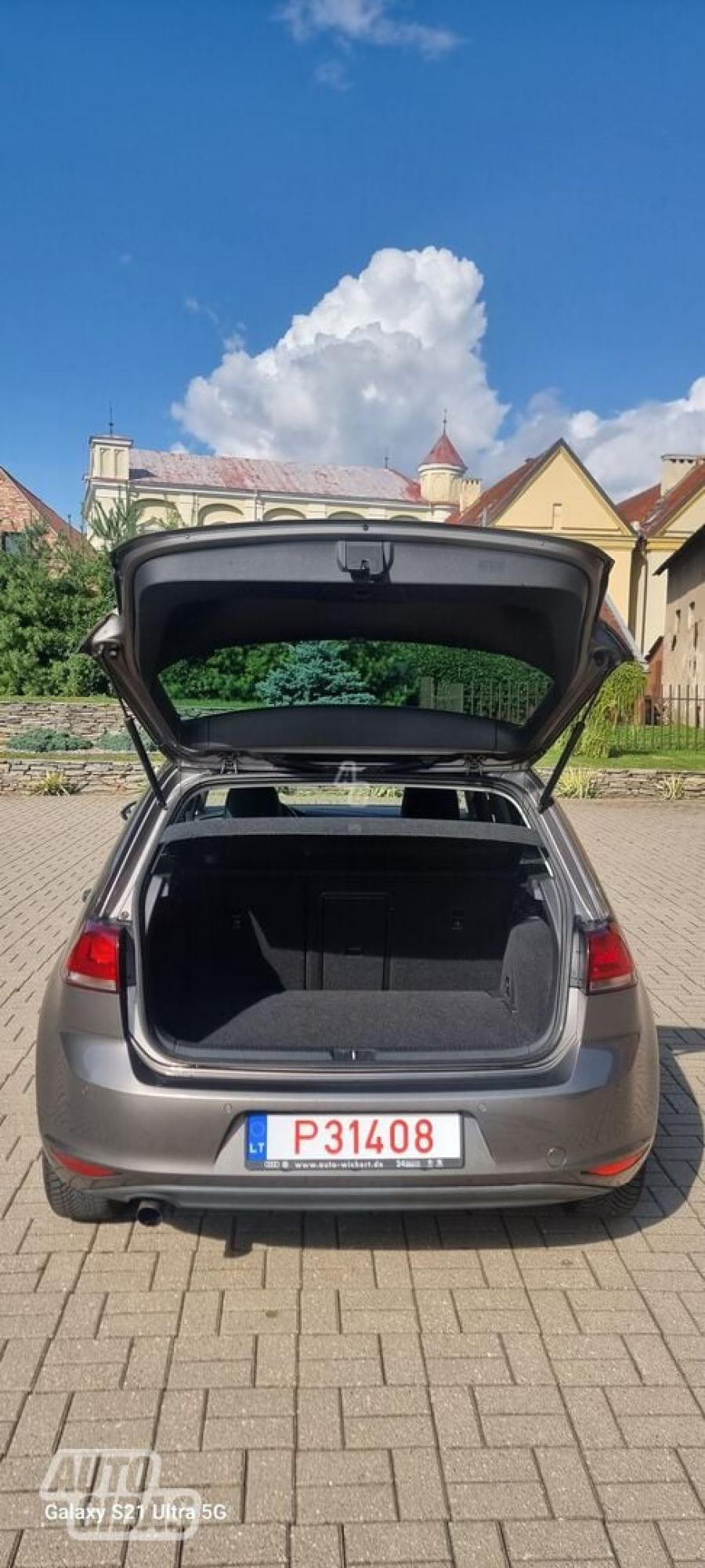 Pelēks Volkswagen Golf 2013 Kėdainiai, ar dzinēja tilpumu 1.60 L un nobraukumu 190 tūkst. km par 7199 €, foto 12 vietnē AUTOMOTO.COM.LV