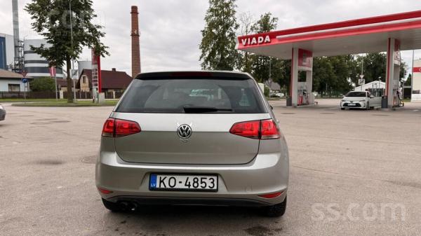 Pelēks Volkswagen Golf 2014 Dobele, ar dzinēja tilpumu 1.40 L un nobraukumu 438 tūkst. km par 4500 €, foto 5 vietnē AUTOMOTO.COM.LV