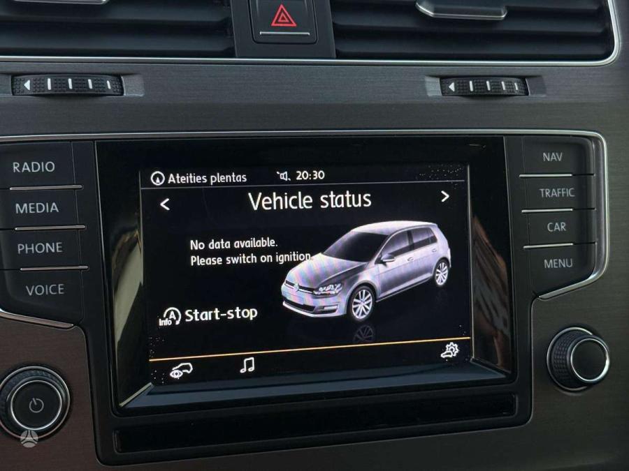 Grey Volkswagen Golf 2014 in Kaunas, with an engine capacity of 1.60 L and mileage of 285 thousand km for 5350 €, photo 21 on AUTOMOTO.COM.LV