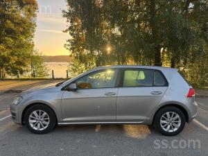 Grey Volkswagen Golf 2014 in Riga, with an engine capacity of 1.40 L and mileage of 65 thousand km for 8200 €, photo  on AUTOMOTO.COM.LV