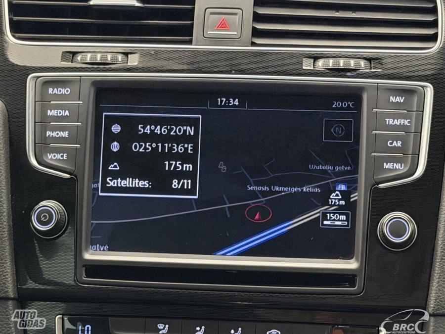 Grey Volkswagen Golf 2015 in Avizieniai, with an engine capacity of 1.40 L and mileage of 260 thousand km for 7500 €, photo 16 on AUTOMOTO.COM.LV