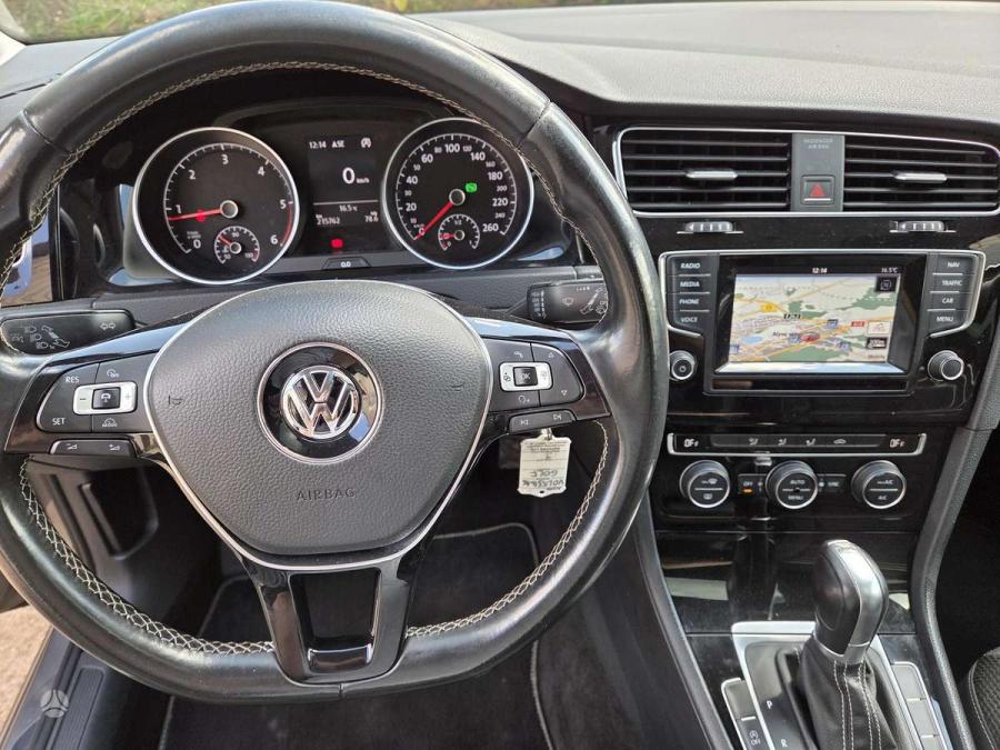 Pelēks Volkswagen Golf 2015 Utena, ar dzinēja tilpumu 1.60 L un nobraukumu 216 tūkst. km par 7600 €, foto 16 vietnē AUTOMOTO.COM.LV