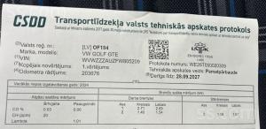 Серый Фольксваген Гольф 2015 в Кулдига, объемом двигателя 1.40 л и пробегом 204 тыс. км за 8990 €, фото 30 на AUTOMOTO.COM.LV
