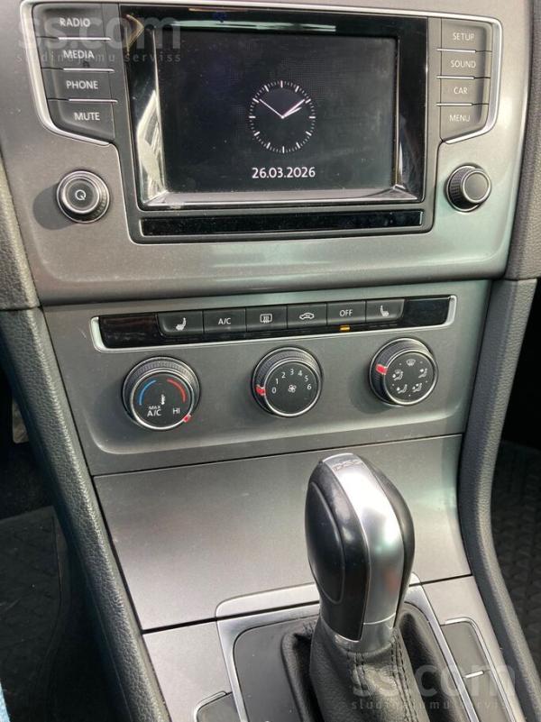 Grey Volkswagen Golf 2016 in Aizkraukle, with an engine capacity of 1.40 L and mileage of 146 thousand km for 7190 €, photo 8 on AUTOMOTO.COM.LV