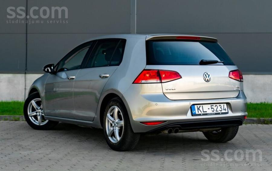 Grey Volkswagen Golf 2016 in Riga, with an engine capacity of 1.40 L and mileage of 268 thousand km for 7490 €, photo 5 on AUTOMOTO.COM.LV