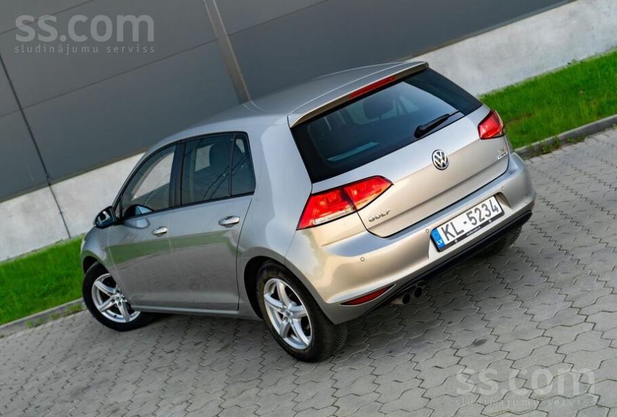 Grey Volkswagen Golf 2016 in Riga, with an engine capacity of 1.40 L and mileage of 268 thousand km for 7490 €, photo 6 on AUTOMOTO.COM.LV