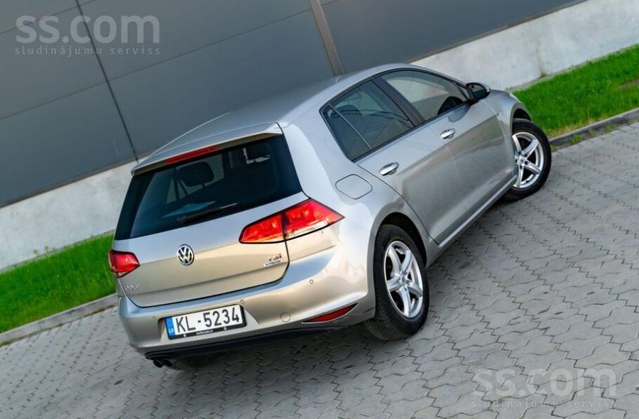 Grey Volkswagen Golf 2016 in Riga, with an engine capacity of 1.40 L and mileage of 268 thousand km for 7490 €, photo 9 on AUTOMOTO.COM.LV