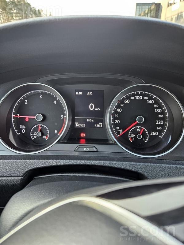 Pelēks Volkswagen Golf 2017 Rīga, ar dzinēja tilpumu 1.60 L un nobraukumu 141 tūkst. km par 8800 €, foto 8 vietnē AUTOMOTO.COM.LV
