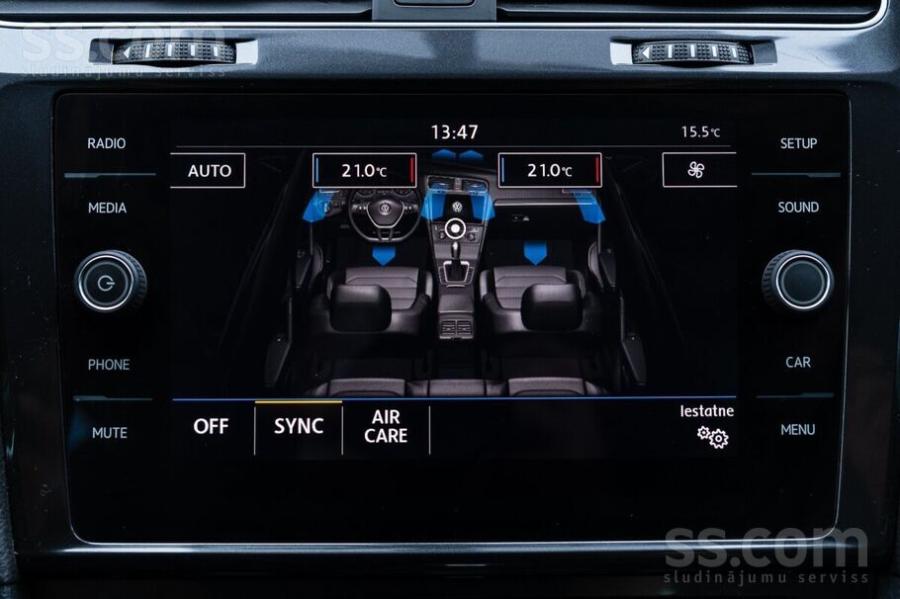 Pelēks Volkswagen Golf 2017 Rīga, ar dzinēja tilpumu 1.40 L un nobraukumu 134 tūkst. km par 10950 €, foto 13 vietnē AUTOMOTO.COM.LV