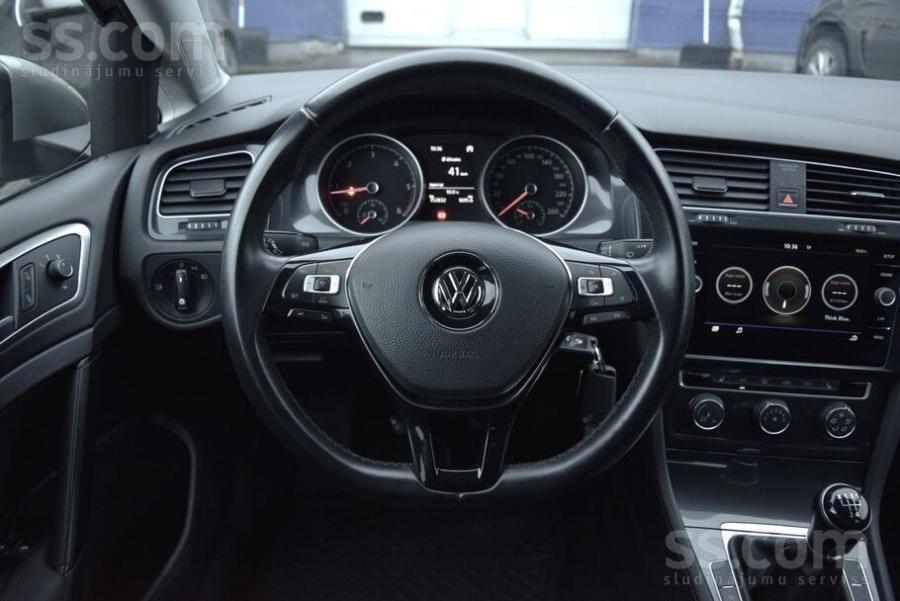 Pelēks Volkswagen Golf 2018 Rīga, ar dzinēja tilpumu 1.60 L un nobraukumu 153 tūkst. km par 9200 €, foto 10 vietnē AUTOMOTO.COM.LV