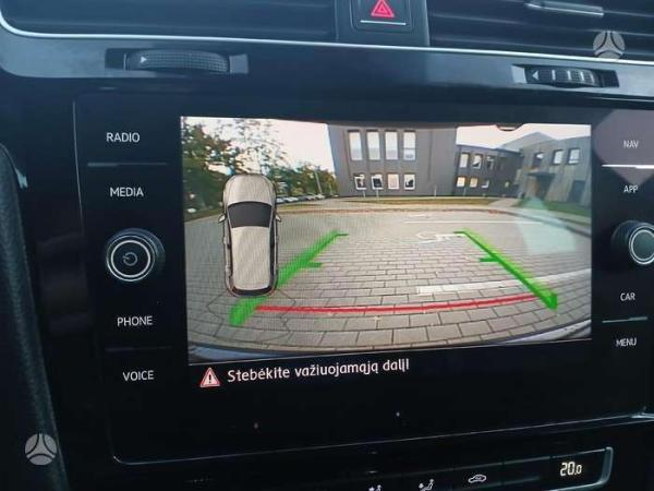 Pelēks Volkswagen Golf 2018 Tauragė, ar dzinēja tilpumu 1.97 L un nobraukumu 173 tūkst. km par 14900 €, foto 11 vietnē AUTOMOTO.COM.LV
