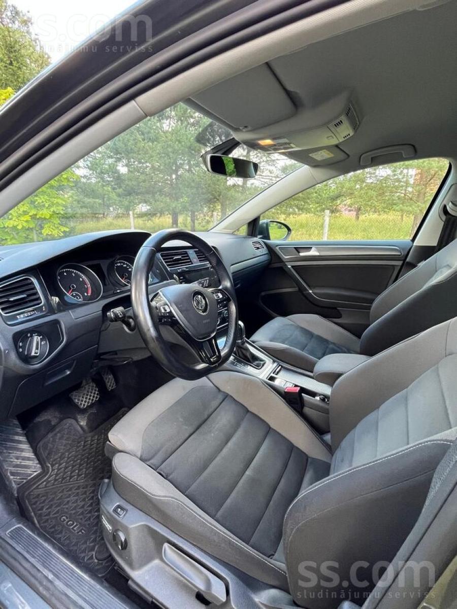 Grey Volkswagen Golf 2018 in Talsi, with an engine capacity of 1.50 L and mileage of 99 thousand km for 13800 €, photo 6 on AUTOMOTO.COM.LV