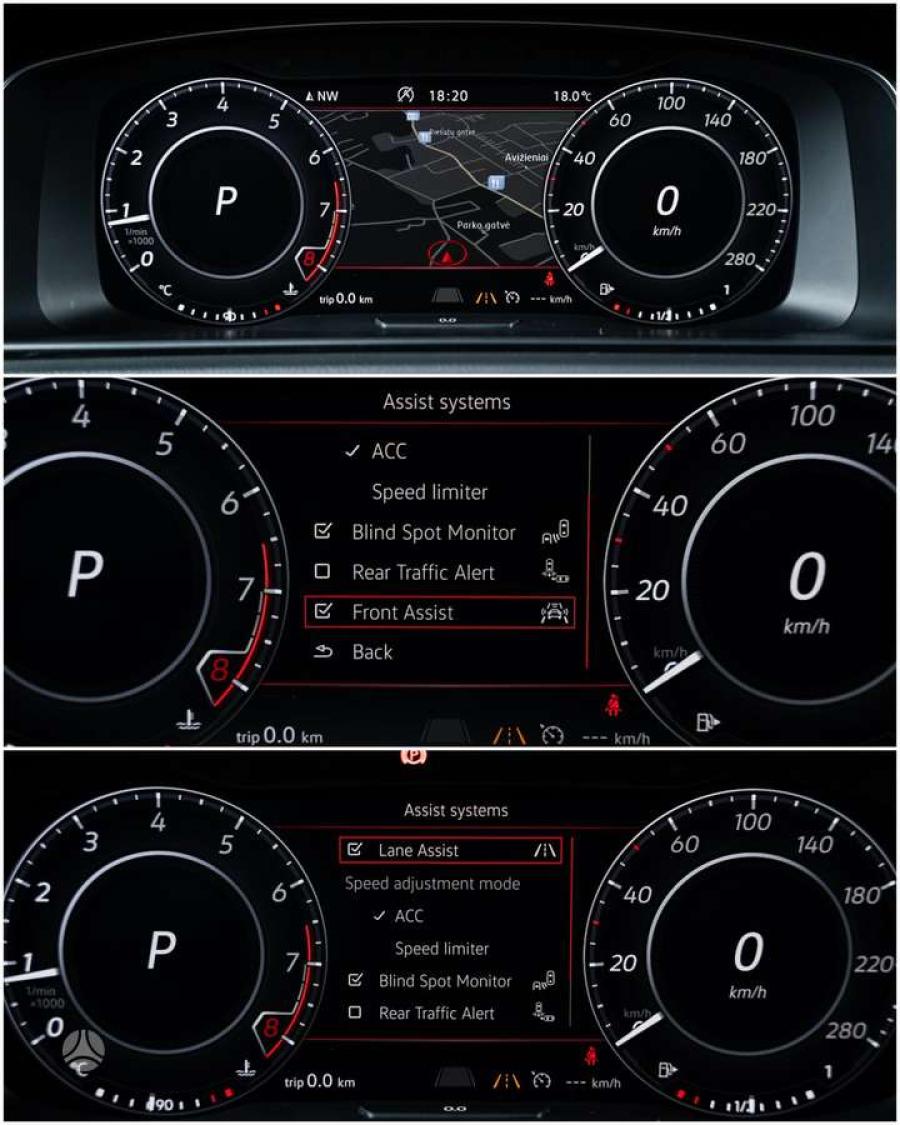 Pelēks Volkswagen Golf 2018 Viļņa, ar dzinēja tilpumu 1.98 L un nobraukumu 139 tūkst. km par 18999 €, foto 20 vietnē AUTOMOTO.COM.LV