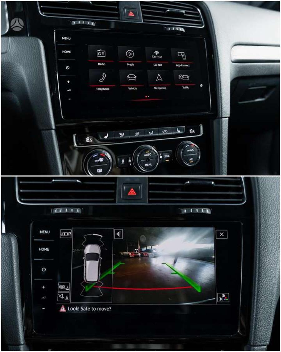 Pelēks Volkswagen Golf 2018 Viļņa, ar dzinēja tilpumu 1.98 L un nobraukumu 139 tūkst. km par 18999 €, foto 23 vietnē AUTOMOTO.COM.LV