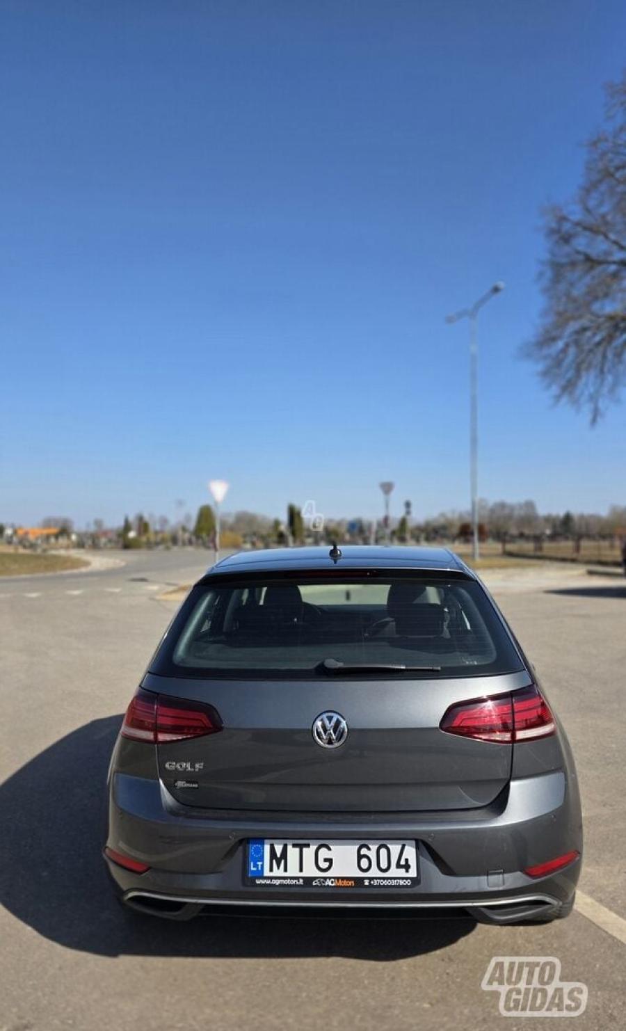 Pelēks Volkswagen Golf 2019 Elektrėnai, ar dzinēja tilpumu 1.60 L un nobraukumu 79 tūkst. km par 14800 €, foto 5 vietnē AUTOMOTO.COM.LV