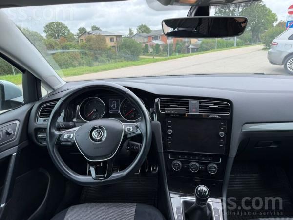 Grey Volkswagen Golf 2019 in Ogre, with an engine capacity of 1.60 L and mileage of 77 thousand km for 7900 €, photo 7 on AUTOMOTO.COM.LV