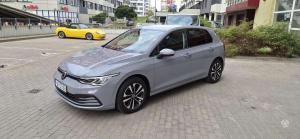Grey Volkswagen Golf 2020 in Vilnius, with an engine capacity of 1.50 L and mileage of 45 thousand km for 15500 €, photo  on AUTOMOTO.COM.LV