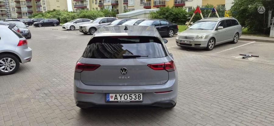 Pelēks Volkswagen Golf 2020 Viļņa, ar dzinēja tilpumu 1.50 L un nobraukumu 45 tūkst. km par 15500 €, foto 7 vietnē AUTOMOTO.COM.LV