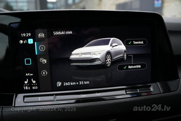 Pelēks Volkswagen Golf 2021 Tallina, ar dzinēja tilpumu 1.40 L un nobraukumu 27 tūkst. km par 25500 €, foto 10 vietnē AUTOMOTO.COM.LV
