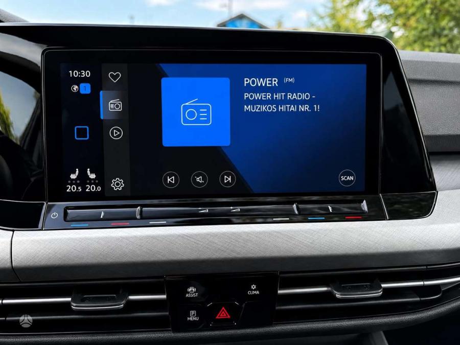 Pelēks Volkswagen Golf 2021 Viļņa, ar dzinēja tilpumu 1.00 L un nobraukumu 133 tūkst. km par 14940 €, foto 19 vietnē AUTOMOTO.COM.LV