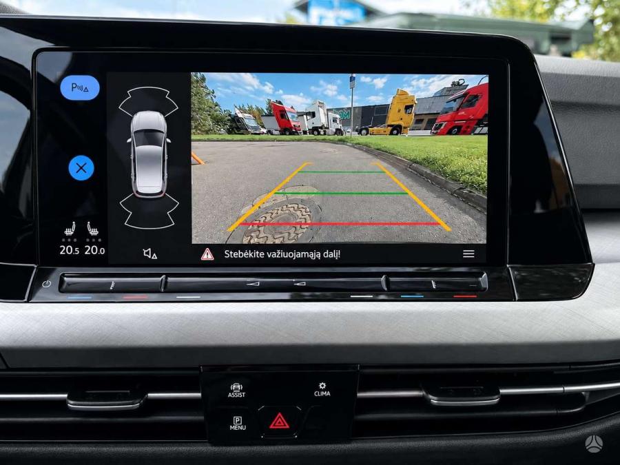 Pelēks Volkswagen Golf 2021 Viļņa, ar dzinēja tilpumu 1.00 L un nobraukumu 133 tūkst. km par 14940 €, foto 23 vietnē AUTOMOTO.COM.LV