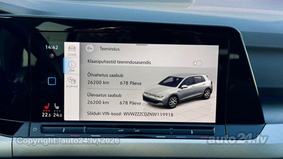 Серый Фольксваген Гольф 2022 в Таллин, объемом двигателя 1.50 л и пробегом 132 тыс. км за 20500 €, фото 19 на AUTOMOTO.COM.LV