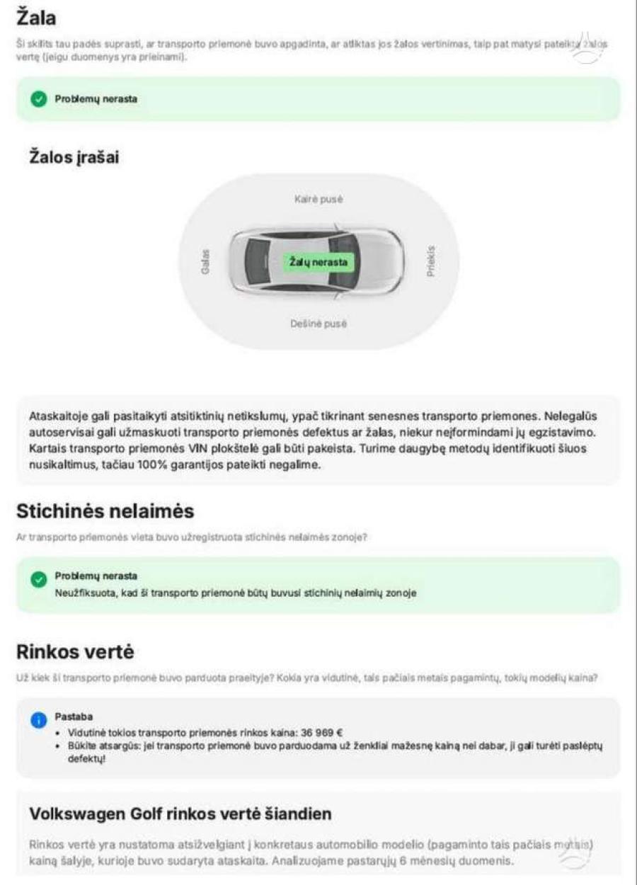 Серый Фольксваген Гольф 2023 в Шяуляй, объемом двигателя 1.98 л и пробегом 24 тыс. км за 24750 €, фото 41 на AUTOMOTO.COM.LV