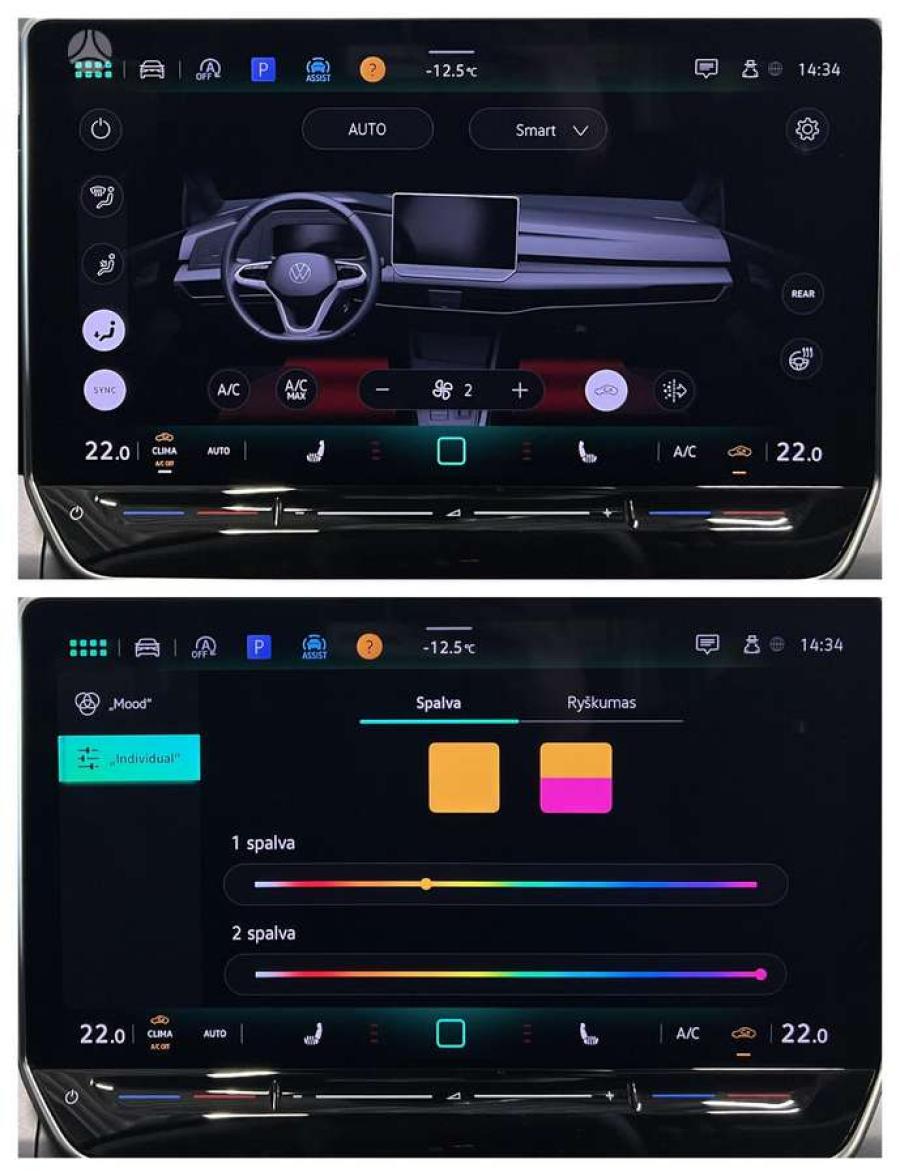 Pelēks Volkswagen Golf 2024 Kauņa, ar dzinēja tilpumu 1.50 L un nobraukumu 26 tūkst. km par 22800 €, foto 13 vietnē AUTOMOTO.COM.LV