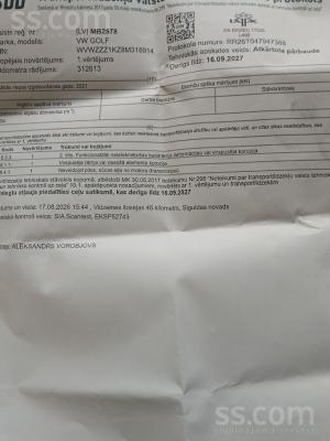 Серый Фольксваген Гольф 2007 в Рига, объемом двигателя 1.90 л и пробегом 312 тыс. км за 1950 €, фото 9 на AUTOMOTO.COM.LV