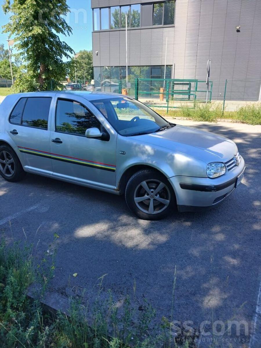 Grey Volkswagen Golf 2000 in Riga, with an engine capacity of 1.90 L and mileage of 607 thousand km for 1000 €, photo 5 on AUTOMOTO.COM.LV