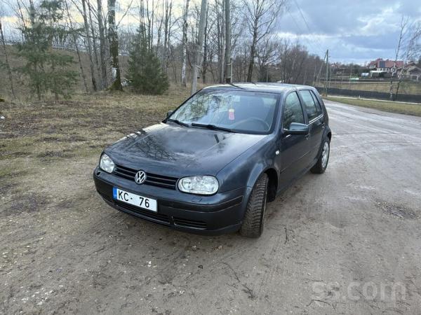 Grey Volkswagen Golf 2001 in Riga, with an engine capacity of 1.90 L and mileage of 361 thousand km for 1350 €, photo 2 on AUTOMOTO.COM.LV