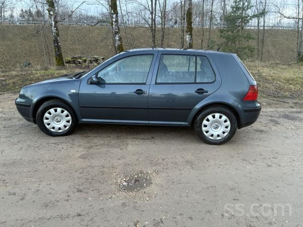 Grey Volkswagen Golf 2001 in Riga, with an engine capacity of 1.90 L and mileage of 361 thousand km for 1350 €, photo 3 on AUTOMOTO.COM.LV