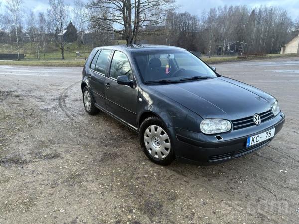 Grey Volkswagen Golf 2001 in Riga, with an engine capacity of 1.90 L and mileage of 361 thousand km for 1350 €, photo 9 on AUTOMOTO.COM.LV