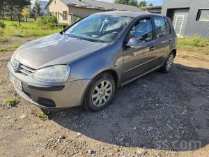 Pelēks Volkswagen Golf 2006 Daugavpils, ar dzinēja tilpumu 1.90 L un nobraukumu 345 tūkst. km par 950 €, foto  vietnē AUTOMOTO.COM.LV
